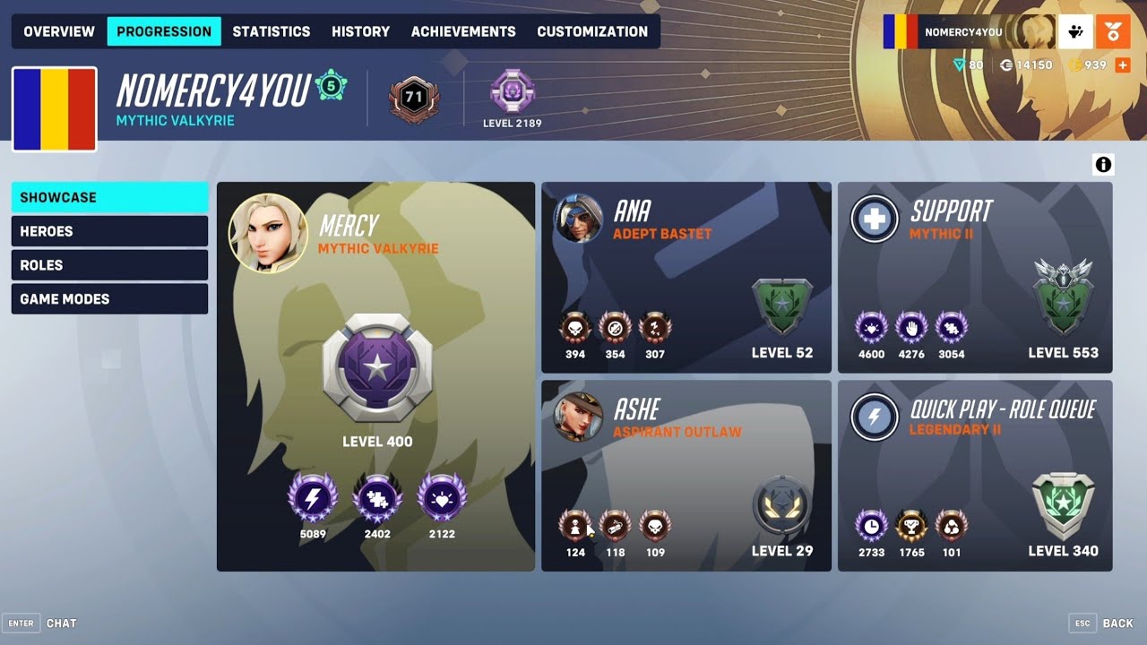 Mercy Level 400 ! Finally ! 🔥😍 Road To 1000 ! #overwatch2 #mercymain # ...