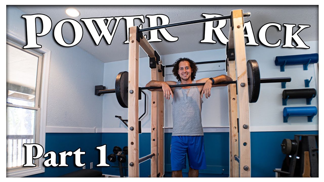 DIY Power Rack Part 1 - YouTube