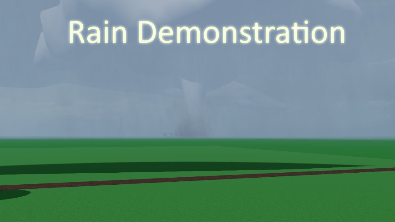 Rain Wrapped Tornado Demonstration (ROBLOX) - YouTube
