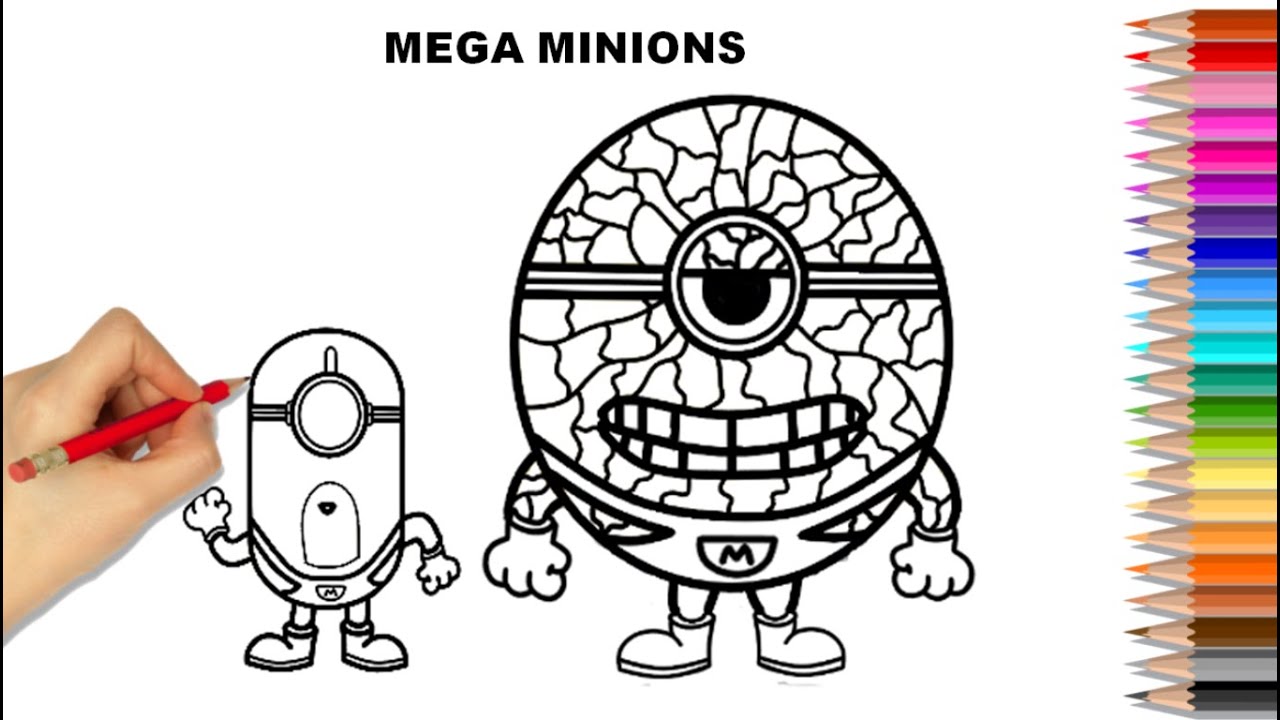 Como Desenhar Os Mega Minions do Meu Malvado Favorito 4 - How to Draw ...
