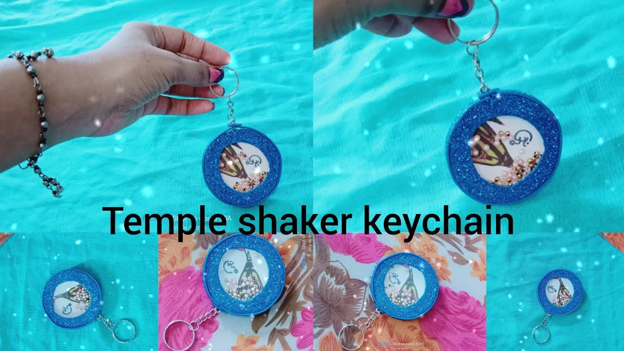 Temple Shaker Keychain🔑/How To Make Easy🗝️/ Handmade Papercraft 📝/# ...