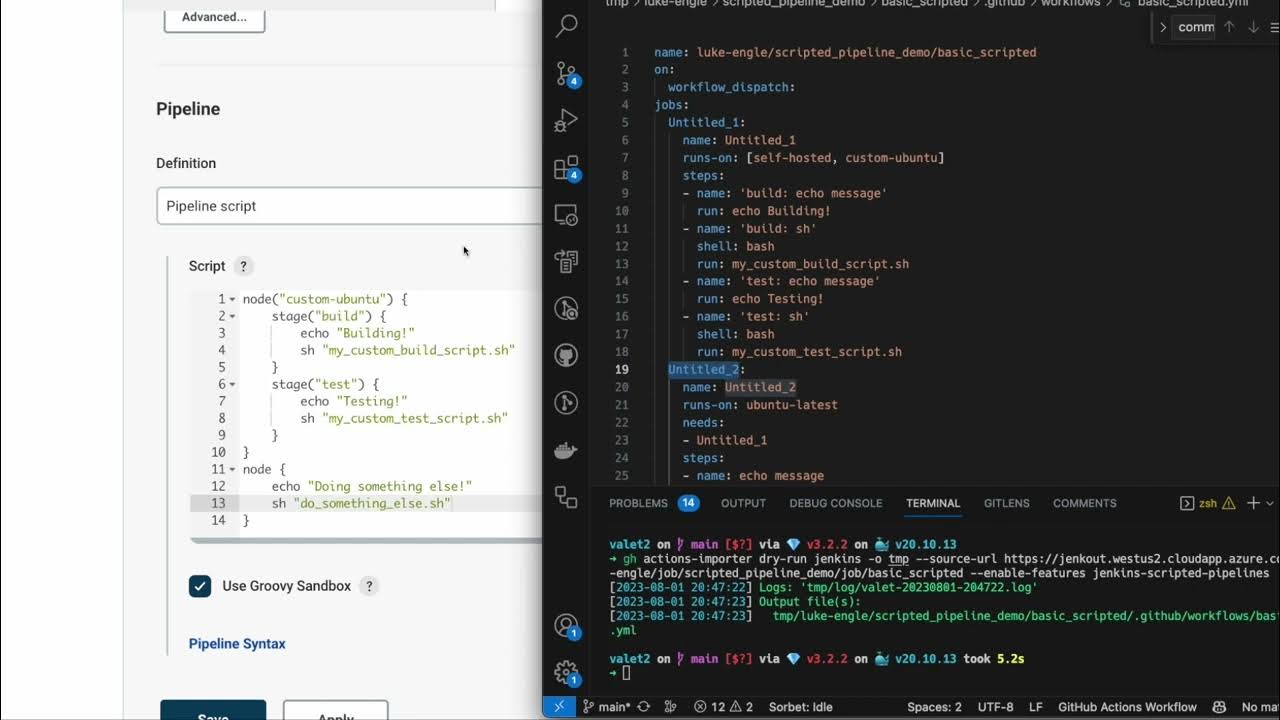 Jenkins Scripted Pipelines Migrations with GitHub Actions Importer - YouTube