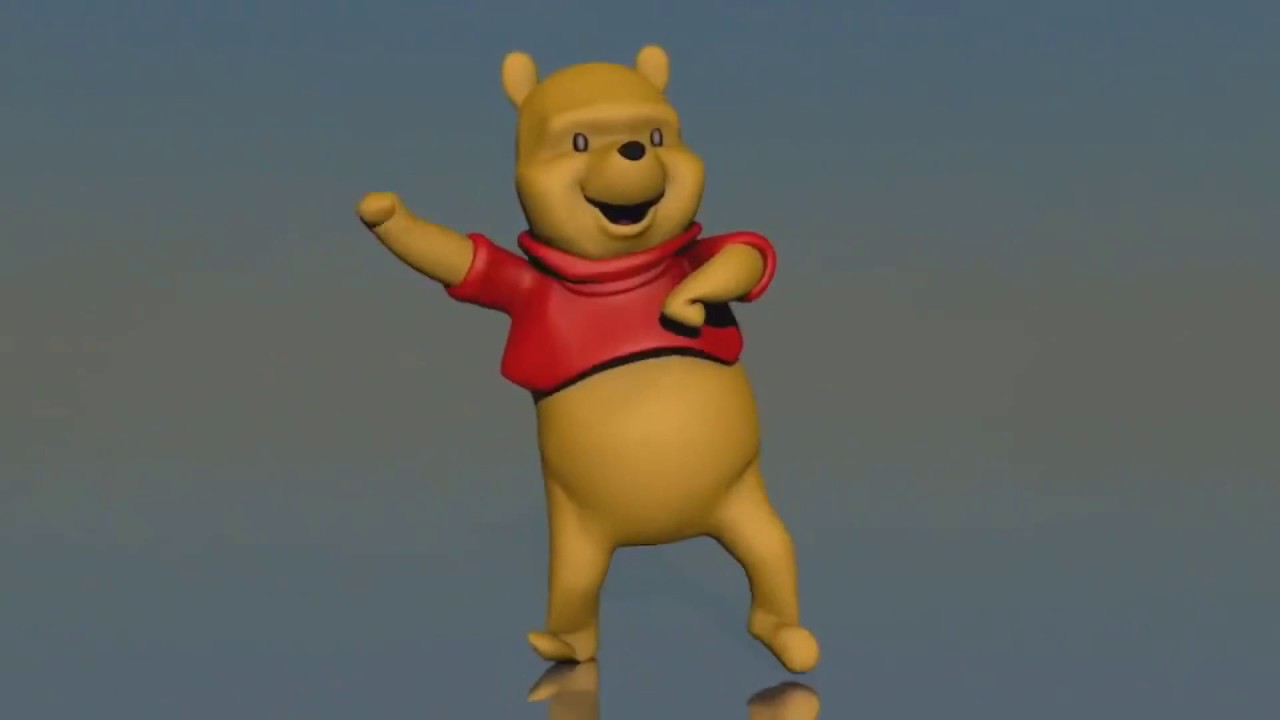 Winnie The Pooh dancing (Long version) - YouTube