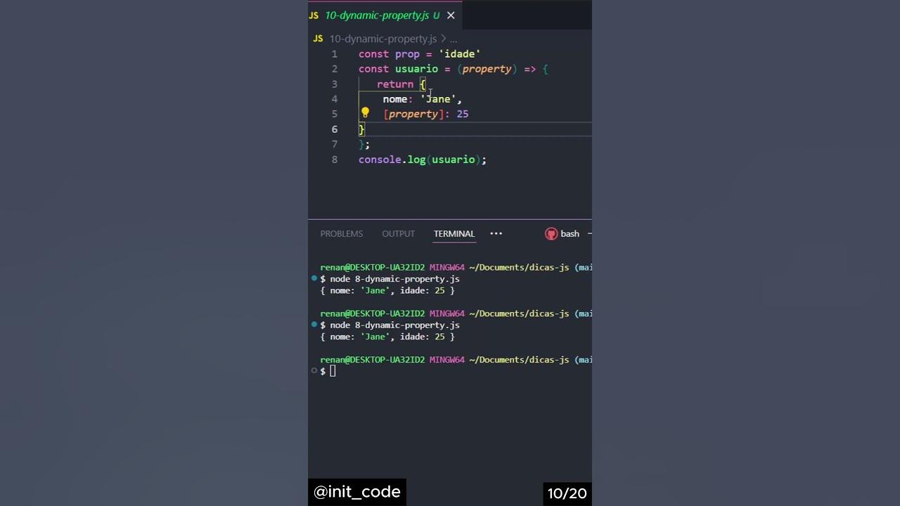 Dica NodeJS - 10 de 20 - #js #nodejs #node #javascript - YouTube