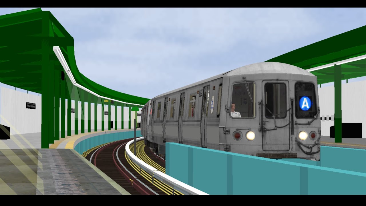 OpenBve Run Multiplayer RP: R44 A Train to Lefferts Blvd (2007) - YouTube