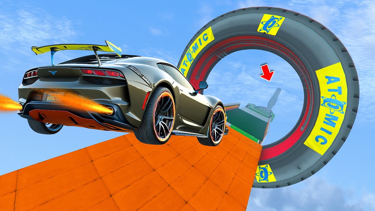 GTA 5 MEGA RAMP NO COPYRIGHT GAMEPLAY | 4K 60FPS | 870 | GTA Gameplay ...