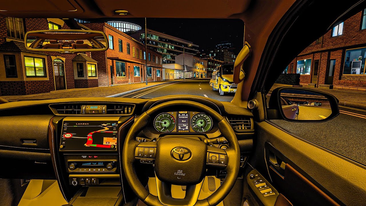 Toyota Fortuner - Night Drive from London to Birmingham | Euro Truck ...