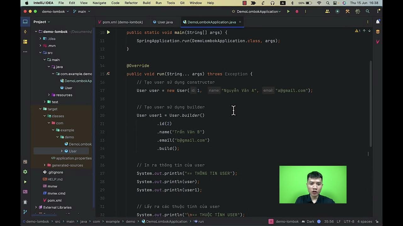 Học Spring Boot: Giới Thiệu Lombok Trong Spring Boot - YouTube