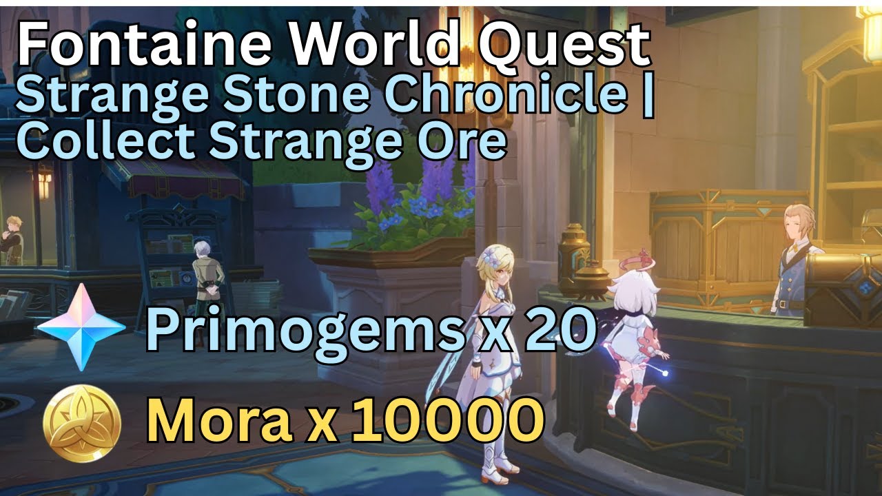 Genshin Impact Strange Stone Chronicle Quest Guide | Collect Strange ...