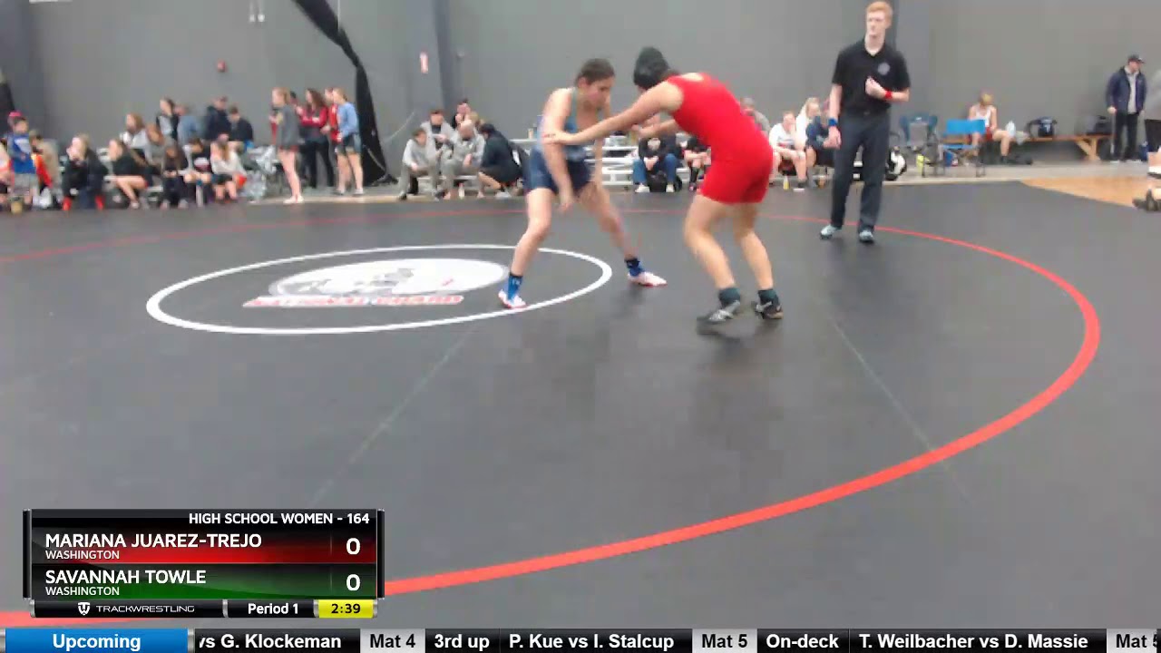High School Women 164 Mariana Juarez-Trejo Washington Vs Savannah Towle ...
