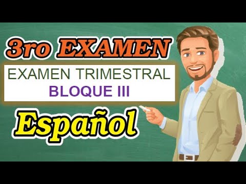 EXAMEN ESPAÑOL RESUELTO BLOQUE 3 - 3er Grado Primaria 2022 - 2023 - YouTube