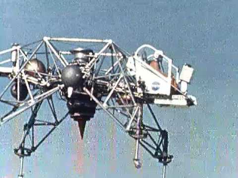 Lunar Landing Research Vehicle - Take Off and Flight - YouTube