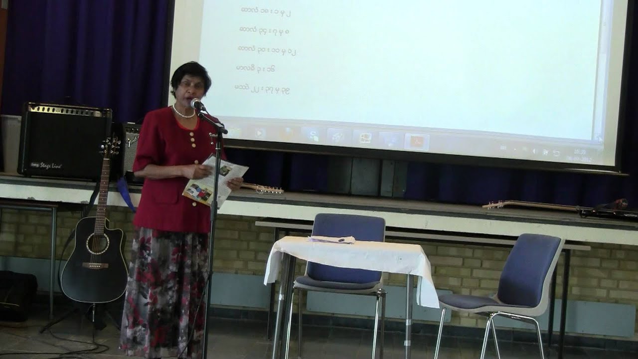 sayama Aunty Rhoda sermon @ Denmark Myanmar Christian Women Seminar 06 ...