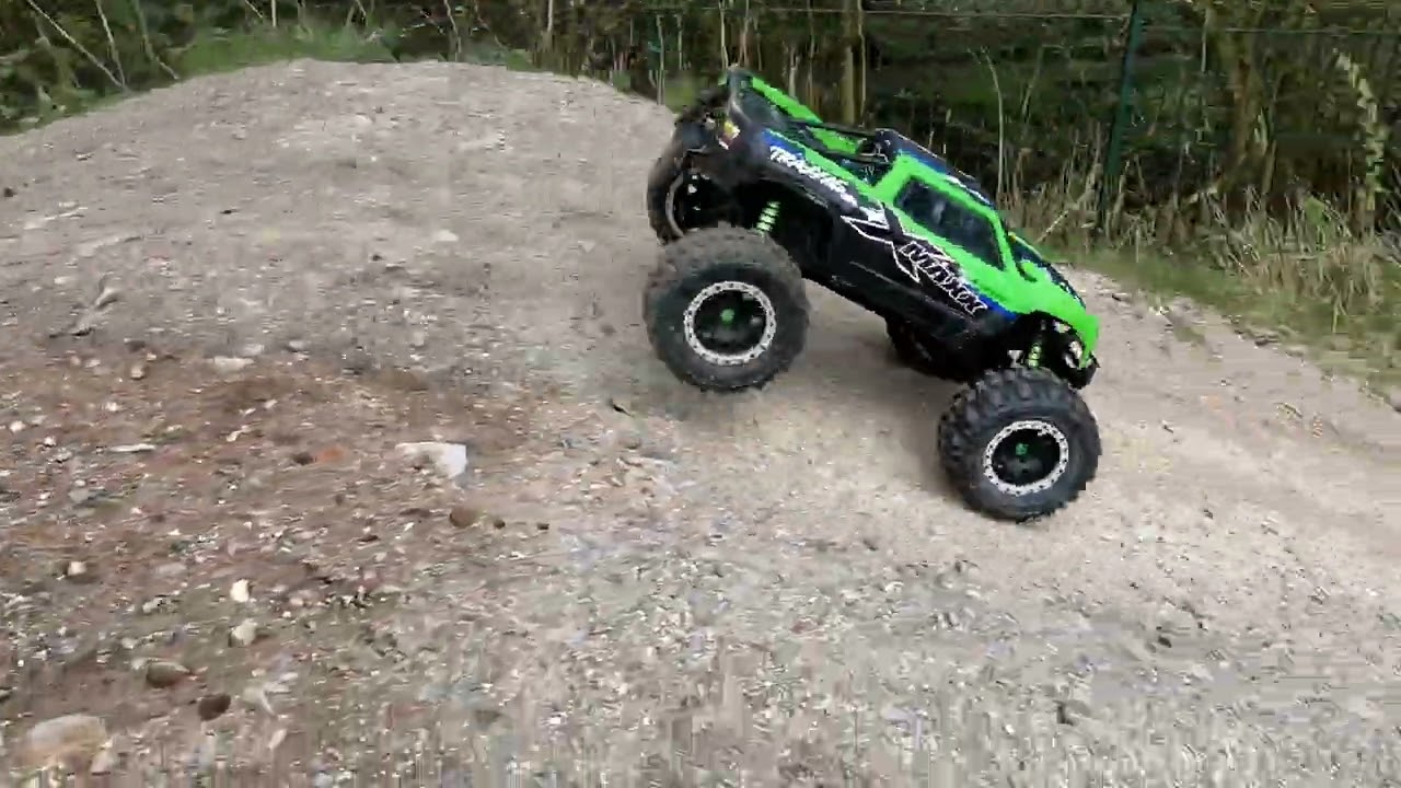 Traxxas xmaxx with proline trenchers backflips awesome upgrade!!! - YouTube