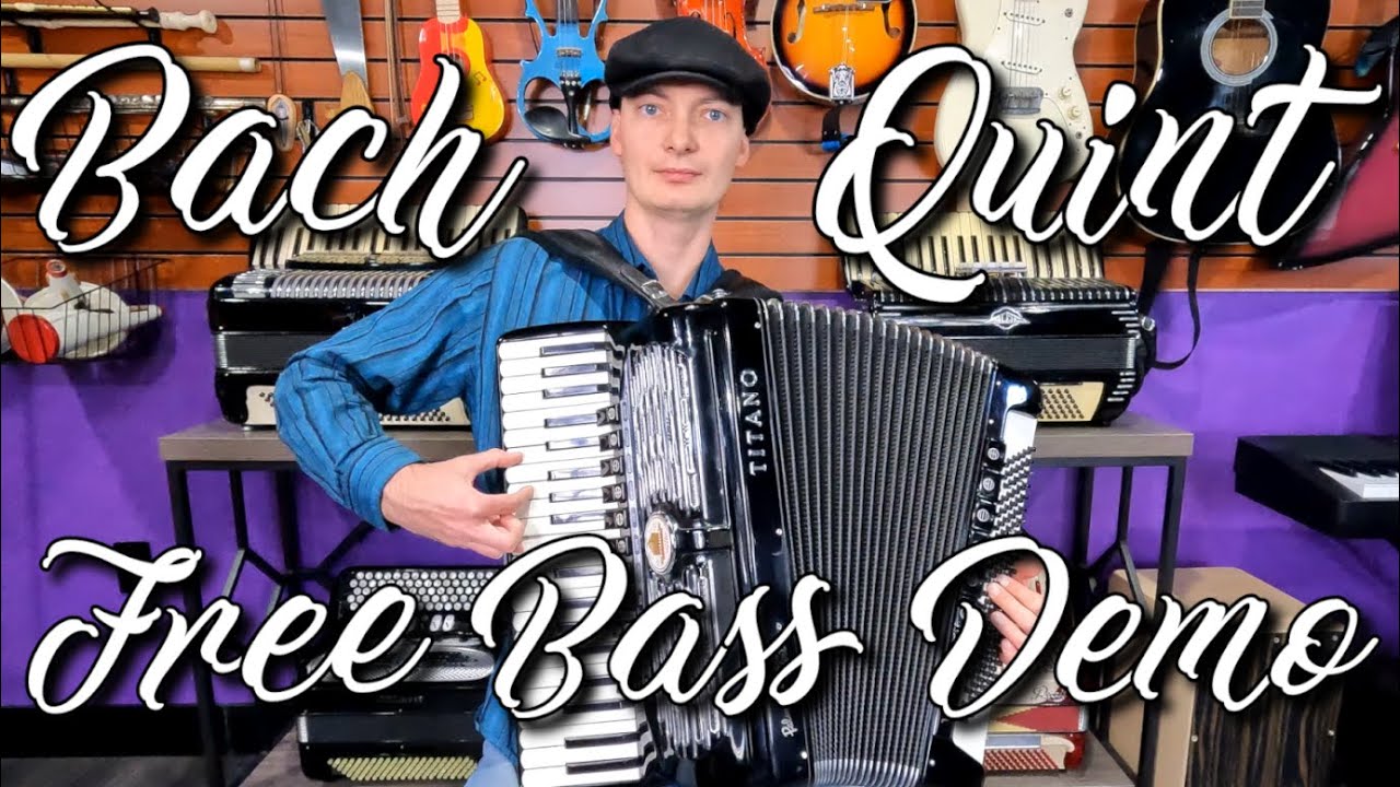 Bach Invention No. 1 in C (Accordion Quint Free Bass Demo) - YouTube