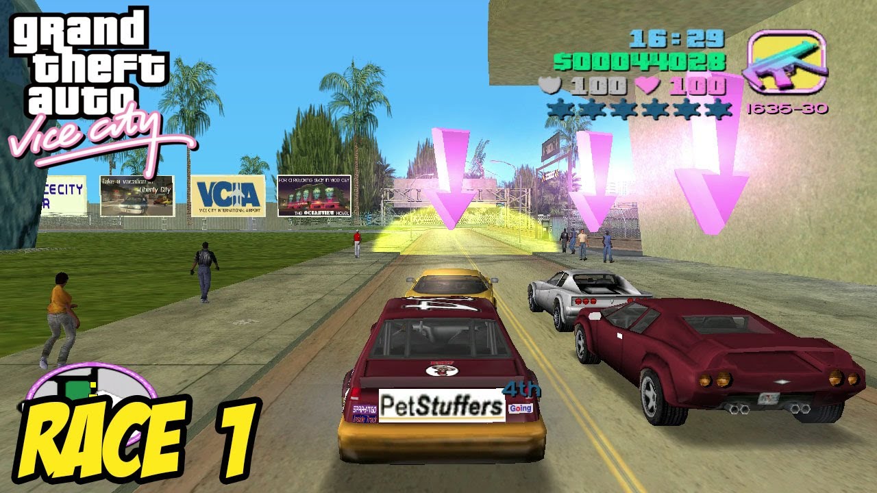 GTA VICE CITY - Street Race #1 - Terminal Velocity (HD) - YouTube