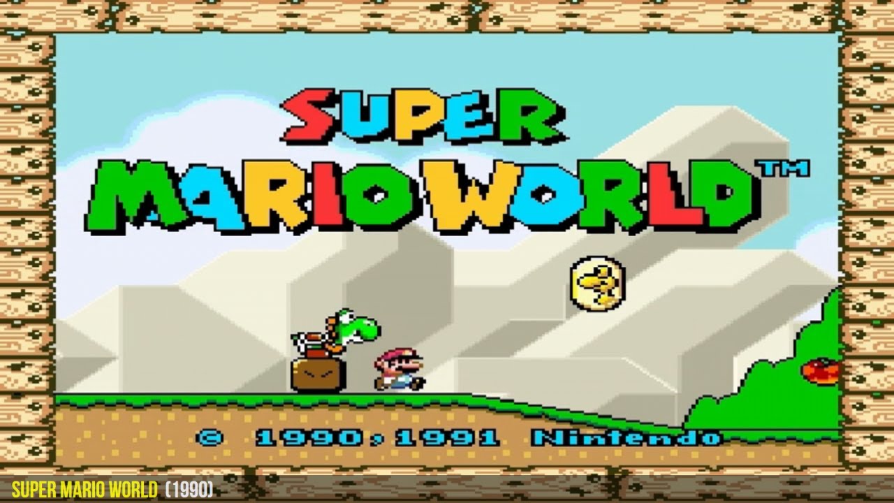 All SNES Super Nintendo Games in One Video - YouTube