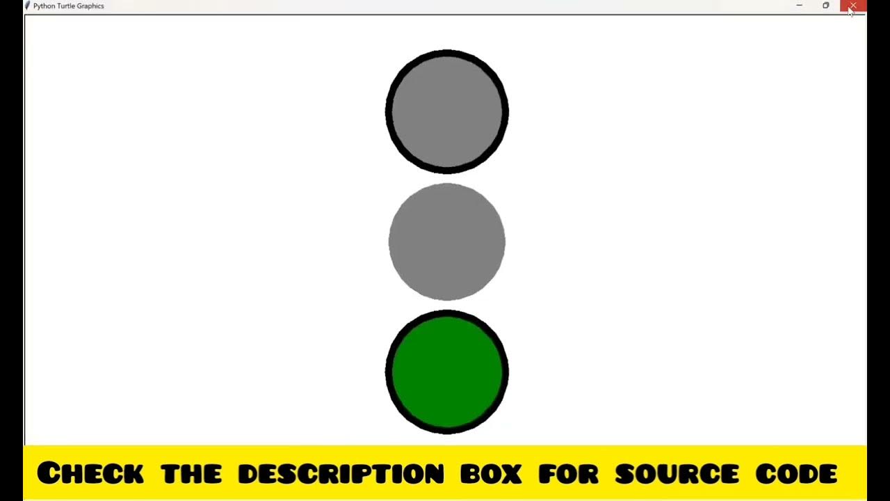 Traffic Light Simulation in Python Turtle Project. #contentondemand - YouTube