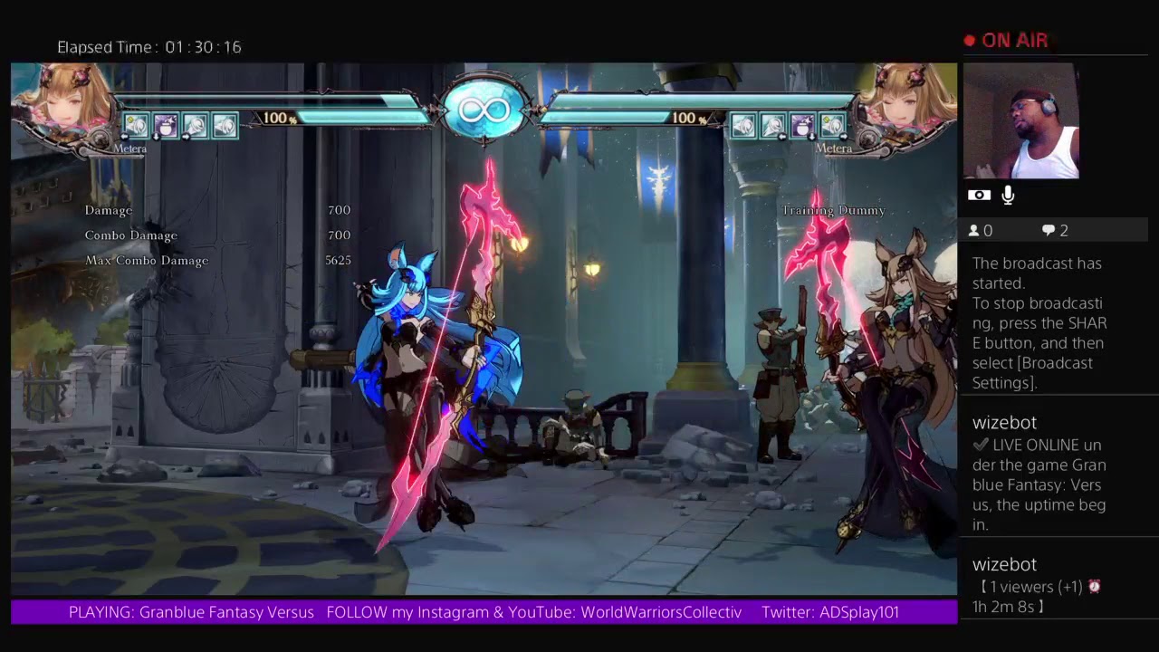 Granblue Fantasy Versus - Metera TRAINING - YouTube