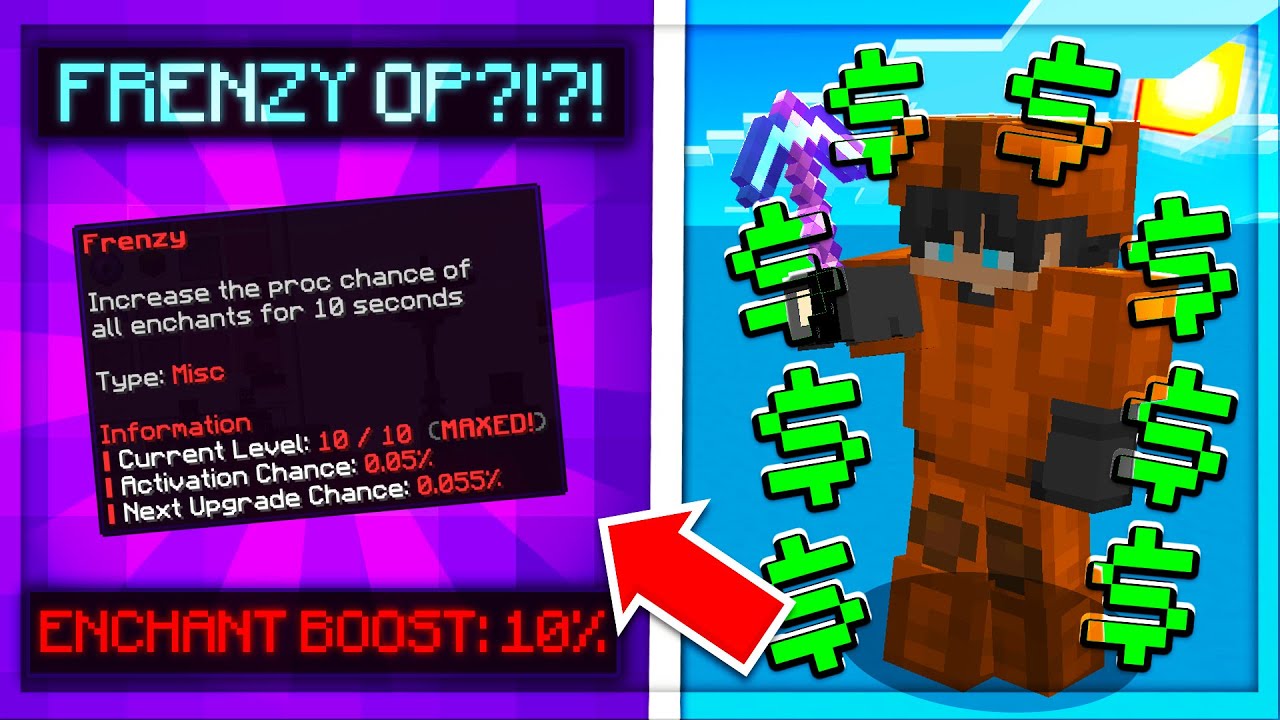 THIS ENCHANT BOOSTS *ALL* ENCHANTS?! | Minecraft OP PRISON SERVER ...
