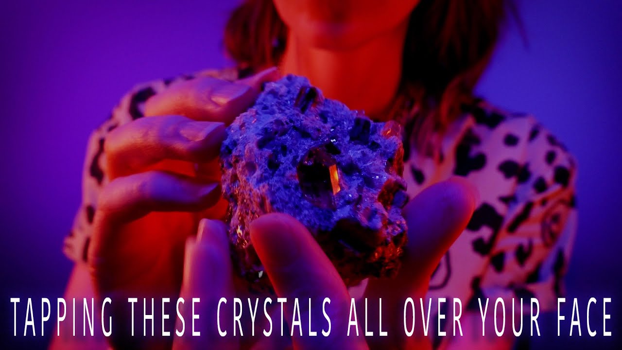 ASMR Crystal | Tapping | Brushing | Scratching | Sweeping | No Talking ...