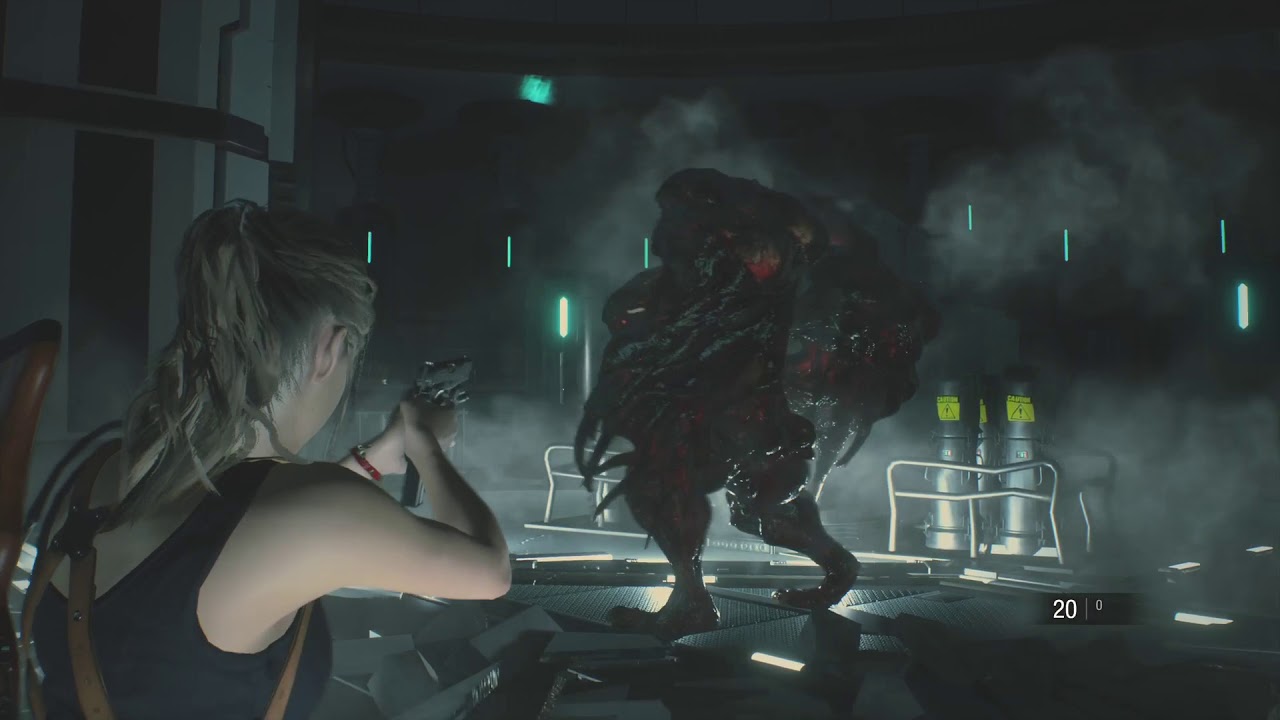 RE2: G (stage 3) Boss fight with Claire - YouTube