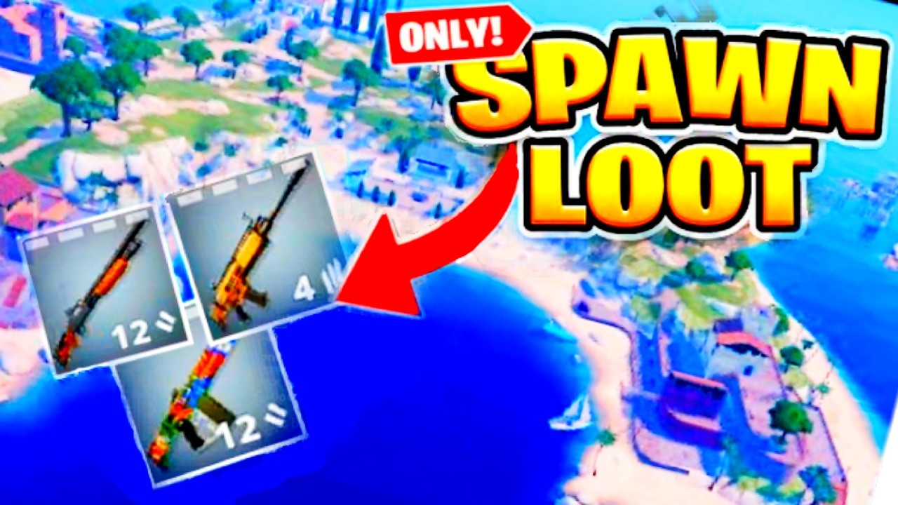 Spawn Island Loot ONLY CHALLENGE! - YouTube