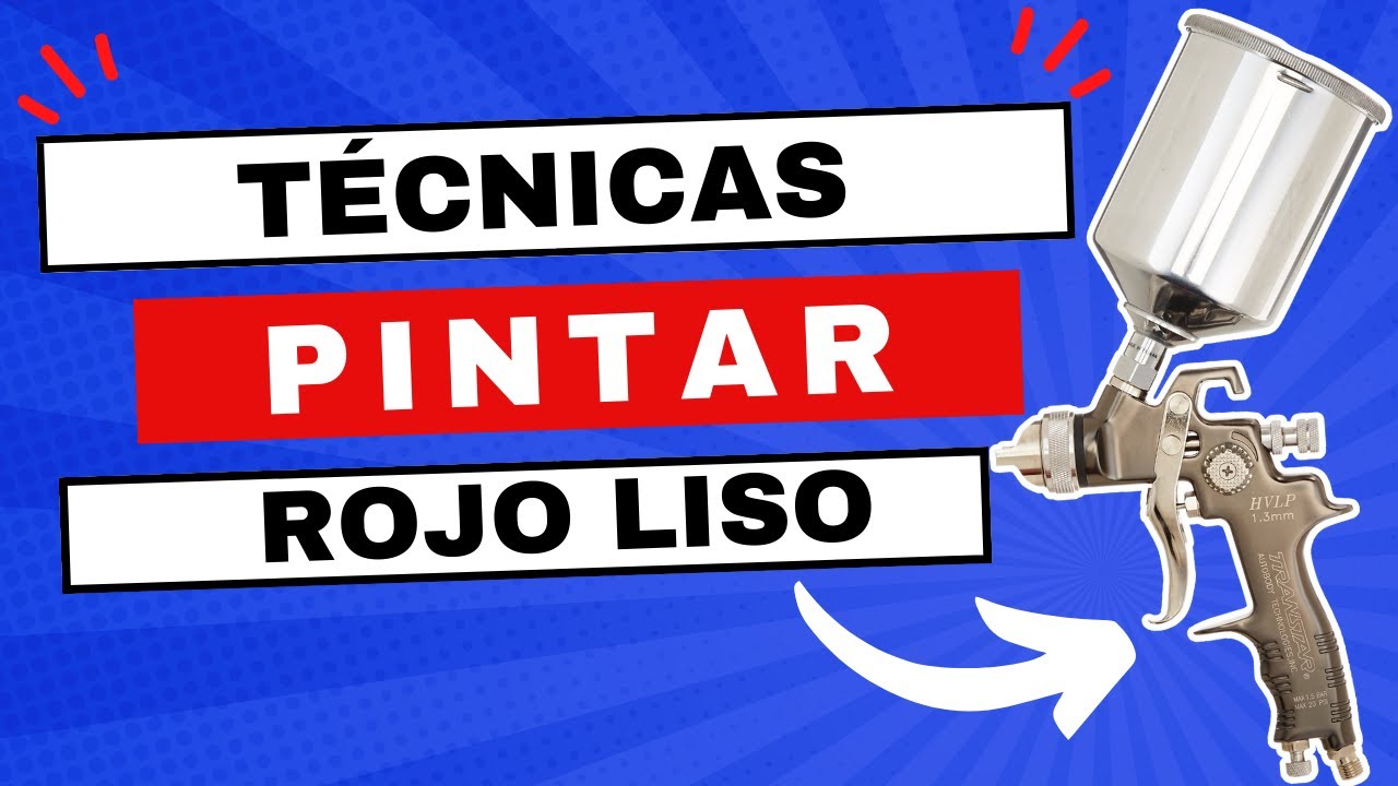 Técnica como pintar color Rojo liso. - YouTube