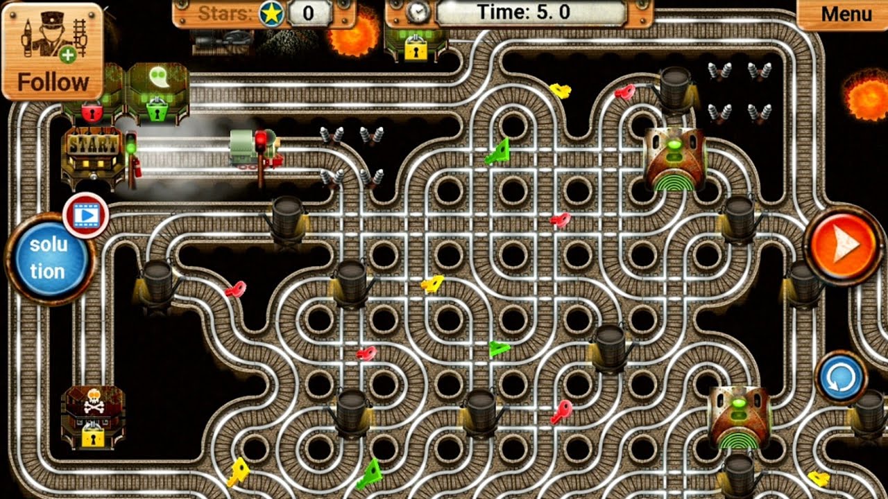 Rail Maze 2 Addictive Gameplay - Train Puzzle Game - Android Gameplay ...