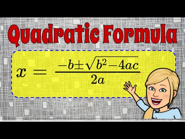 Quadratic Formula Cartoon