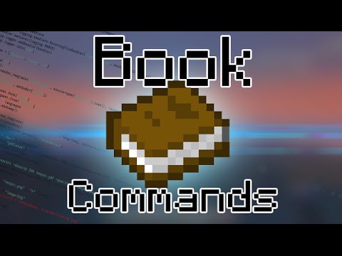 Book commands in 1.8 vanilla Minecraft - YouTube