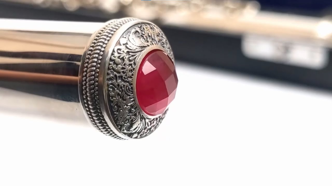 Crown for flute dark silver by KGUmusic - YouTube