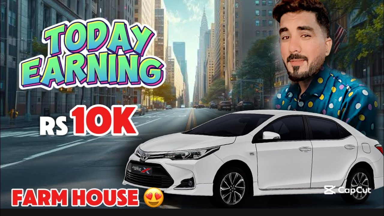 Today Earning 😍| maza AgYa aj | farmhouse scene - YouTube