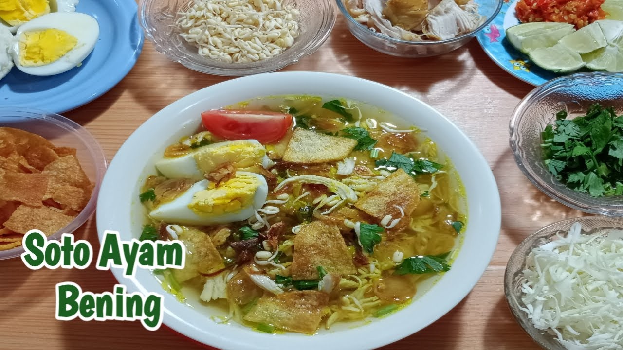 RESEP LENGKAP CARA BUAT SOTO AYAM KUAH BENING KHAS JAWA TIMUR - YouTube