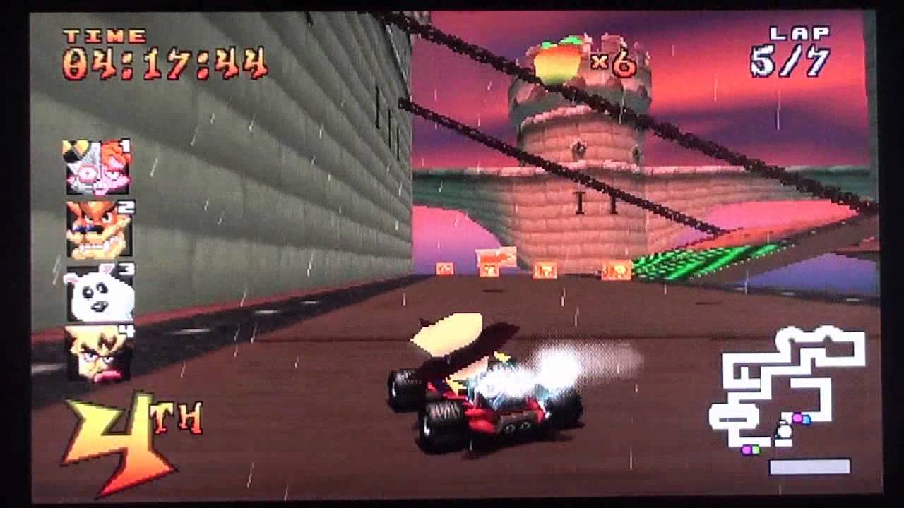 Crash Team Racing - Race 12/17 - Cortex Castle - YouTube