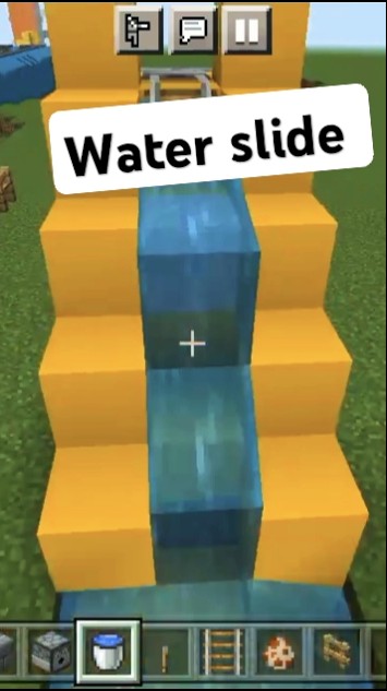 Working water slide in Minecraft #shorts #minecraft - YouTube