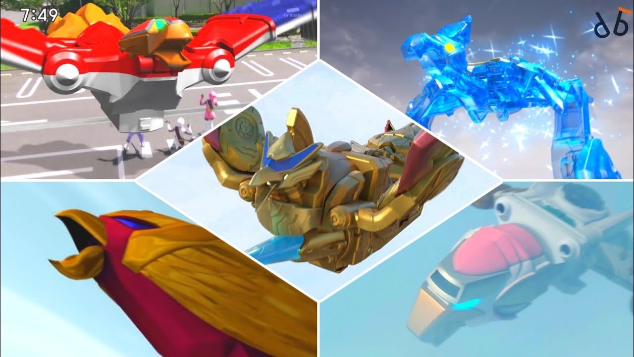 All Phoenix Zords In Super Sentai - YouTube
