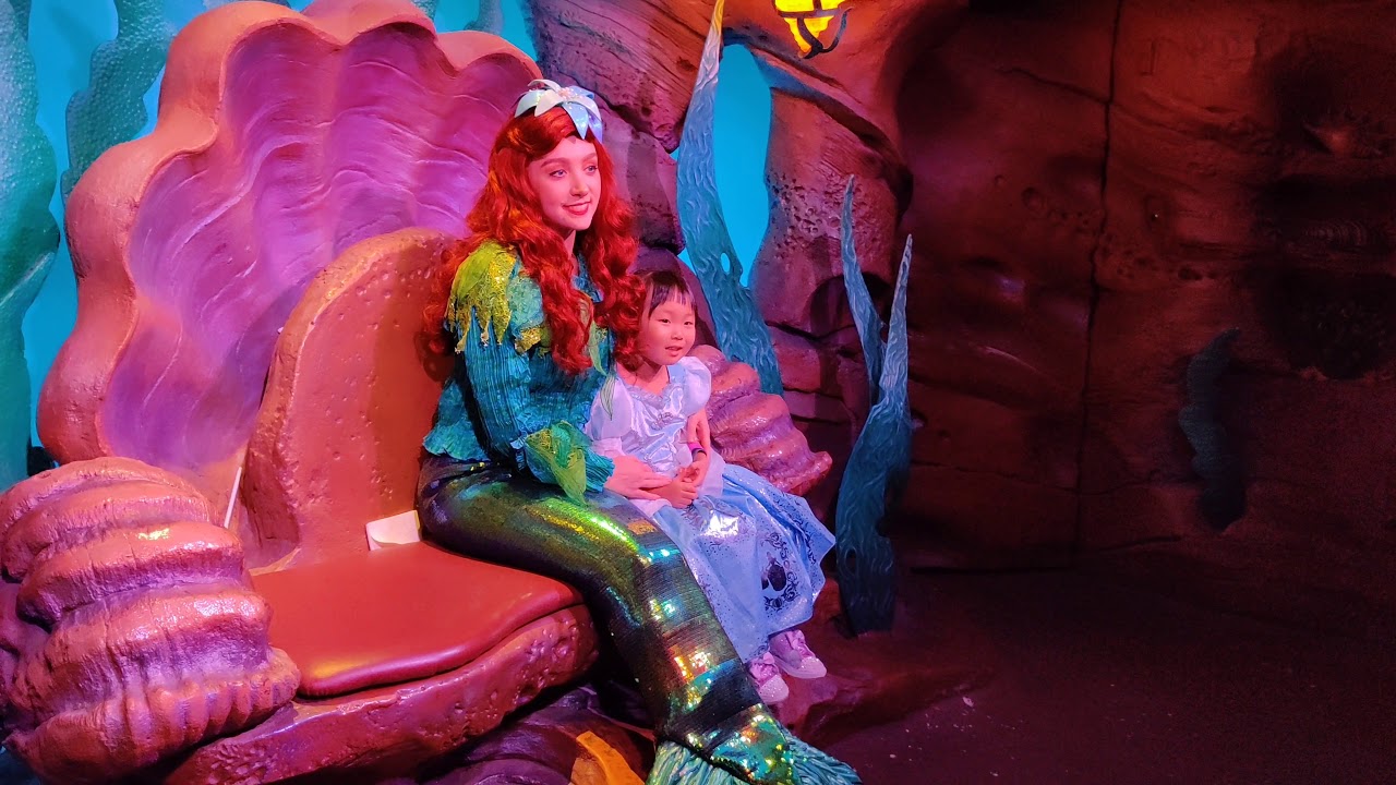 "Meet Ariel at her grotto" in WDW Magic Kingdom - YouTube