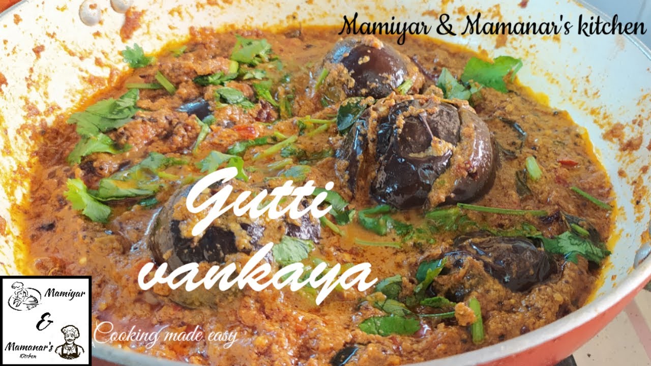 Gutti vankaya|Andhra vankaya|masala Gutti vankaya|muvva vankaya kura ...