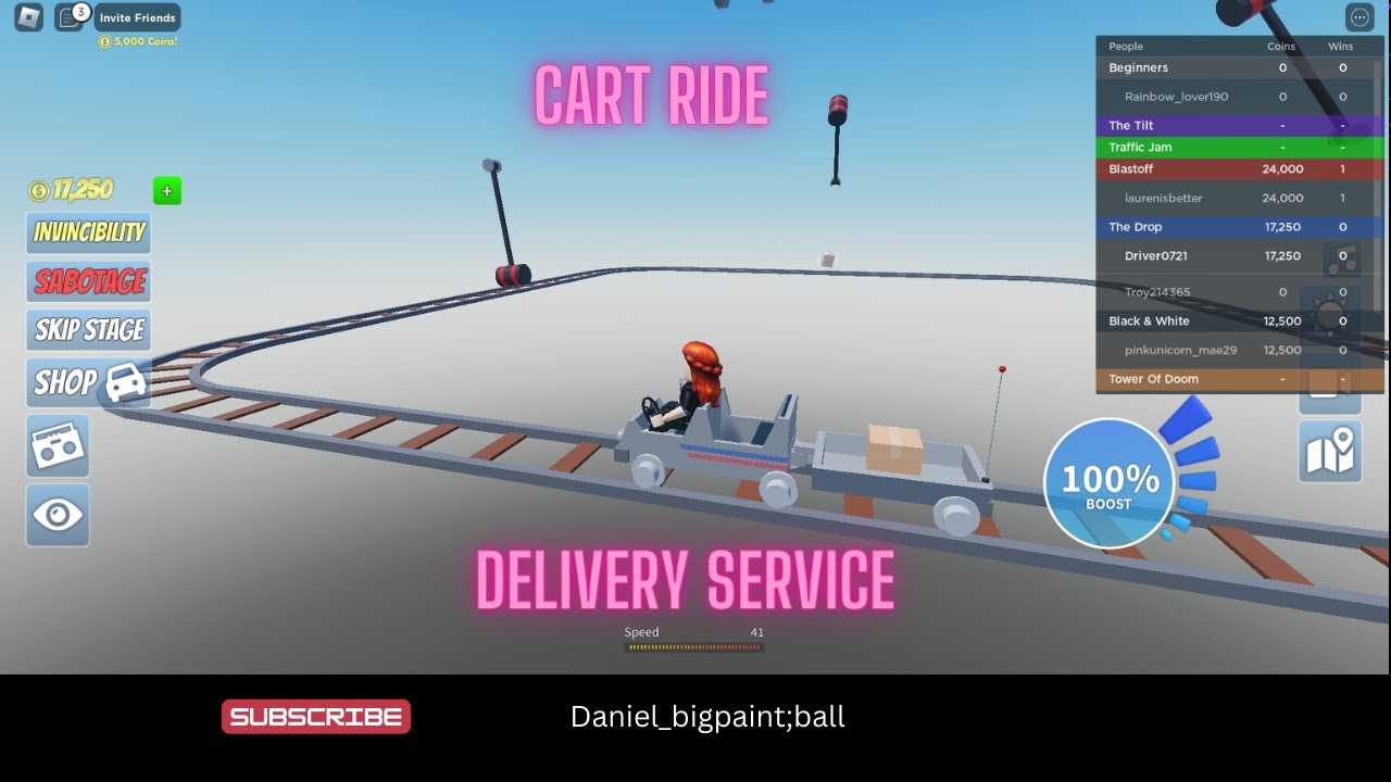 Cart Ride Delivery Service Playthrough of stage 3 - Traffic Jam - YouTube