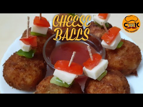 Cheese Balls | Cheesy Balls | Cheese Nuggets | Cafe Style Snack - Cook ...