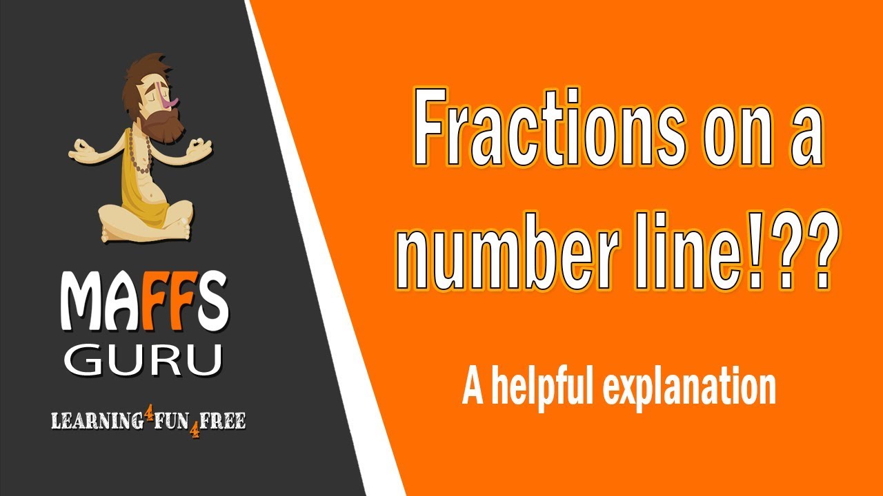 Fractions On A Number Line Year 6 MaffsGuru YouTube Fractions On A Number Line Year 6 MaffsGuru YouTube