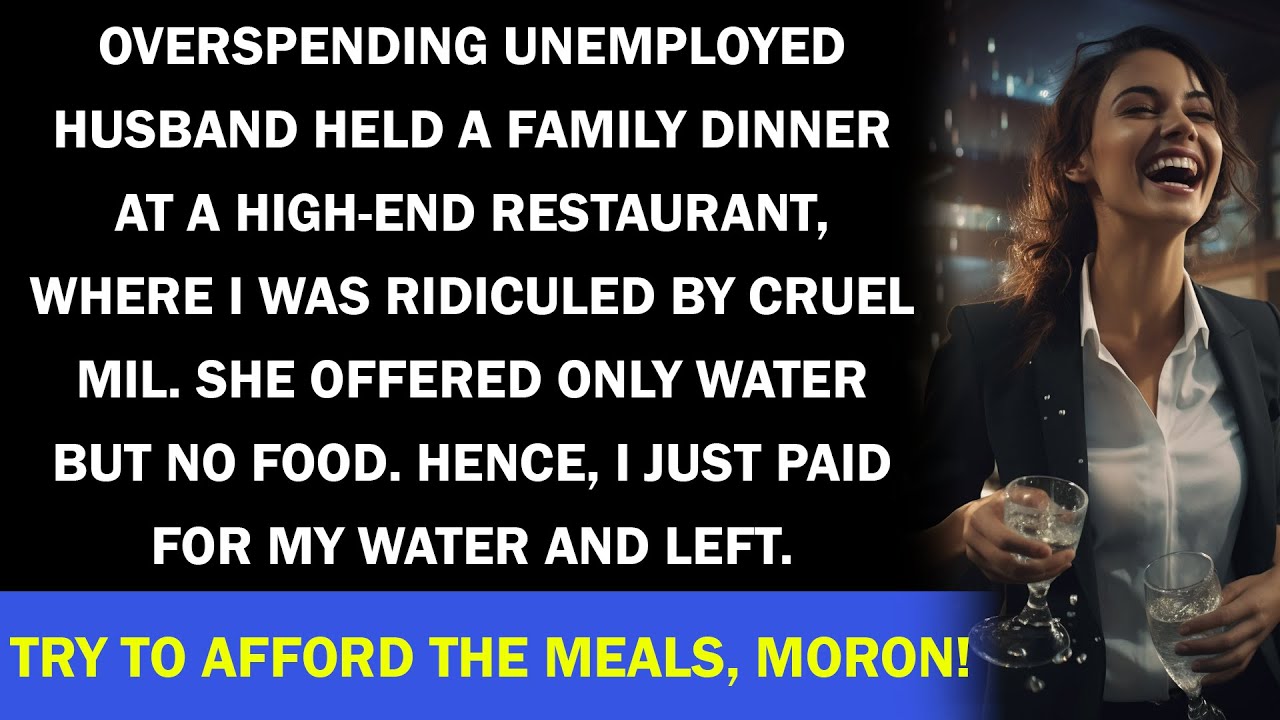 Dictatorial MIL forbad me to eat at a high-end restaurant! I decided to ...