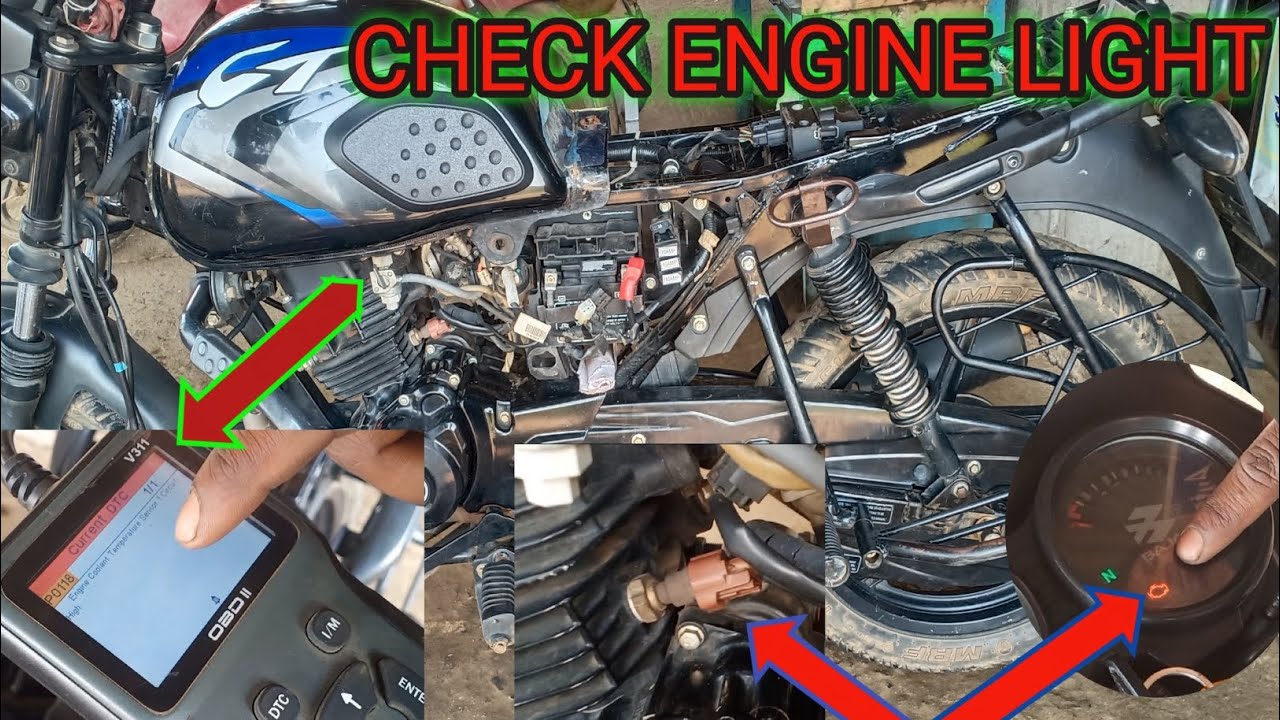 Bajaj CTX 125 Bs6 ka# engine oil temperature sensor hai #and check ...
