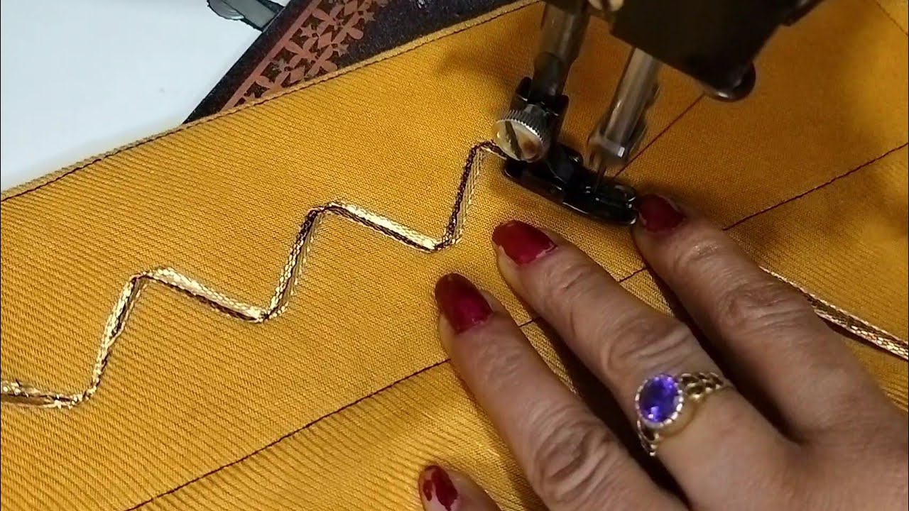 beautiful poncha design | pocha design | sonu's stitching | - YouTube