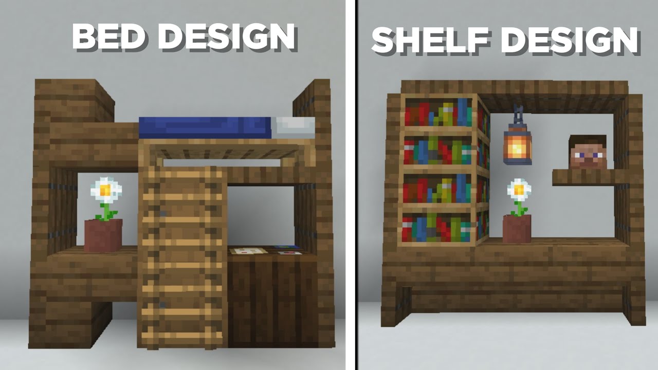 Minecraft : 5+ Interior Decorations Ideas and Design⚒️ - YouTube