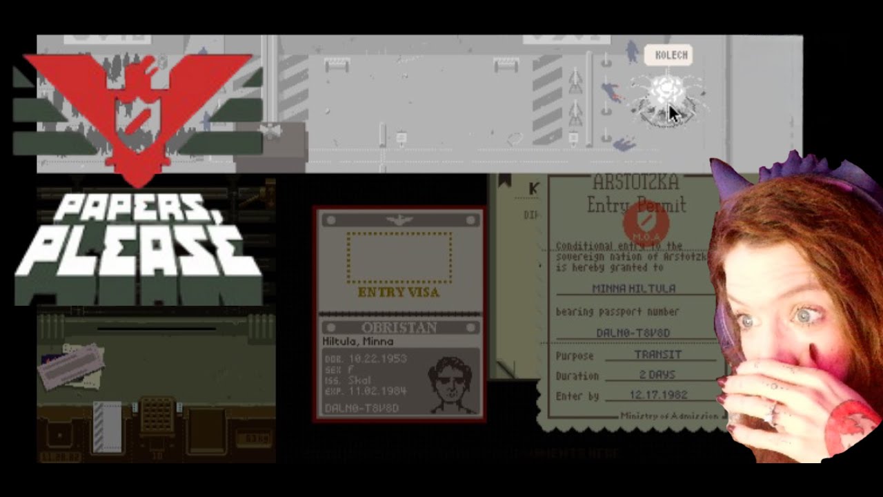 VILLAINOUS VINCE- Papers, Please Part Two - YouTube