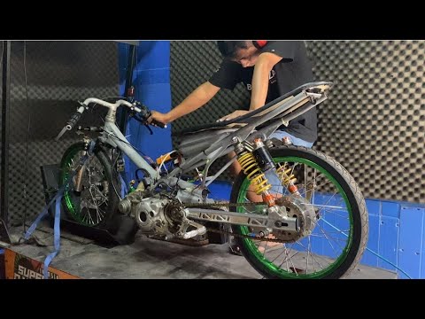 proses super dyno sleep engine jupiter 200cc persiapan drag bike bgt ...