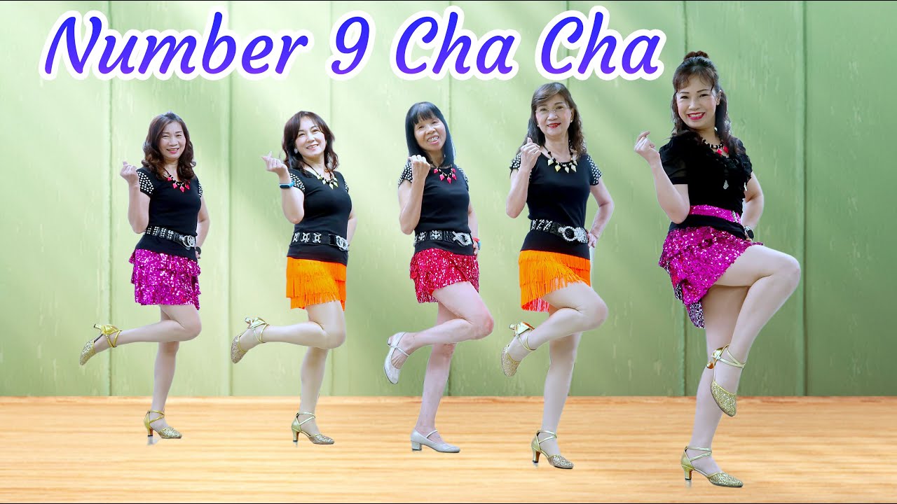 Number 9 Cha Cha Line Dance - YouTube