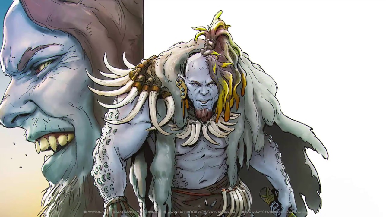 Drawing a Character - Time-lapse #1 // Barbarian Fantasy Warrior ...